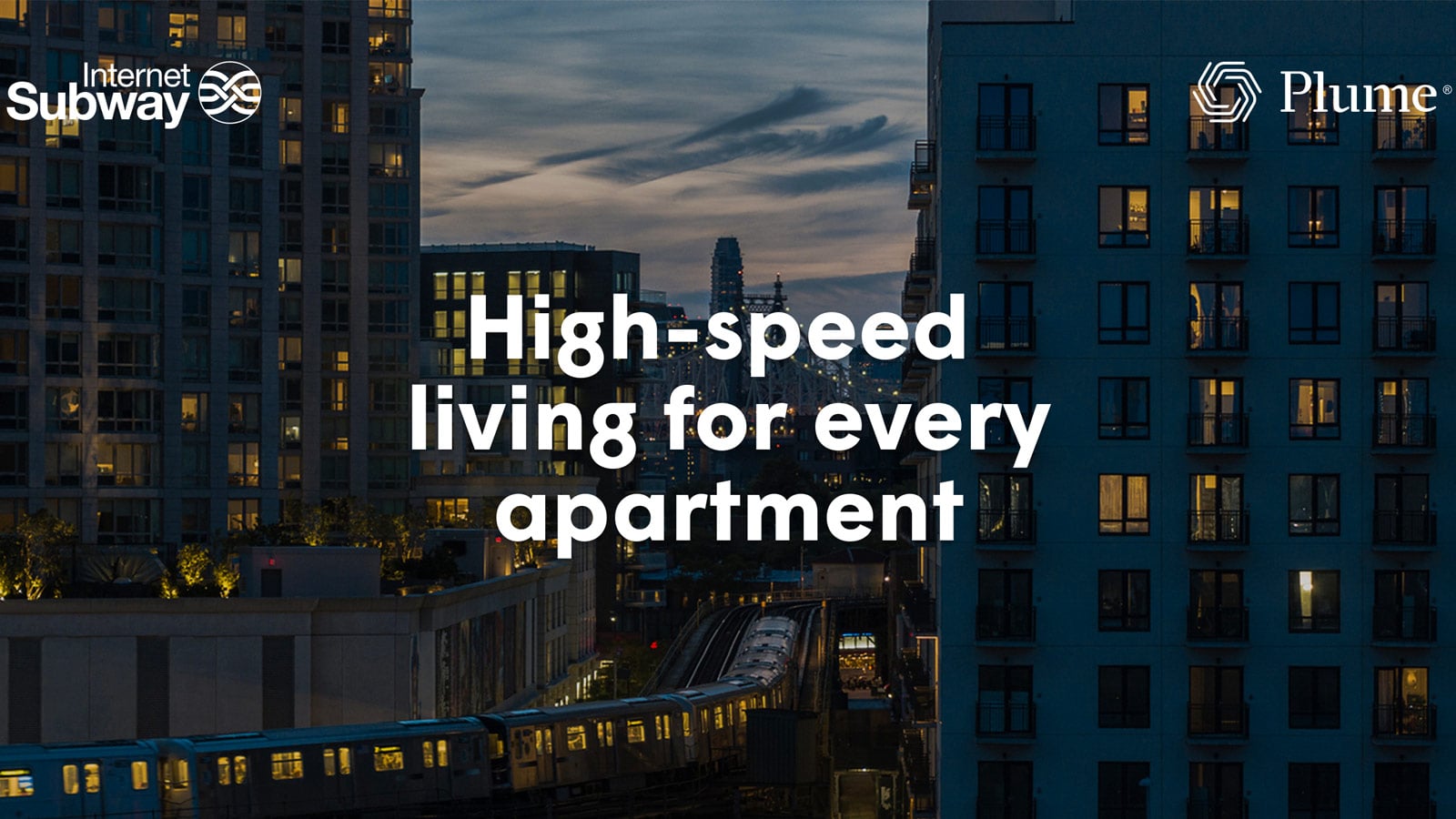 Plume Uprise A Better way to Multifamily Wi-Fi Internet Subway Multifamily